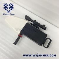 China Rifle Type Anti Drone Jammer Gun GPS Wifi Signal Blocker 1000-1500 Meters Intercepting Drone for sale