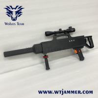 China Long Distance Anti Uav Drone Signal Jammer Gun Shape IR Laser Telescope DC-24V 8AH Built in Battery for sale