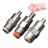 China Livestock Farm Water Automatic Nipple Drinker 304 201 Stainless Steel for sale