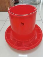 China Broiler Duck Quail Bucket Poultry Feeder Drinker for sale