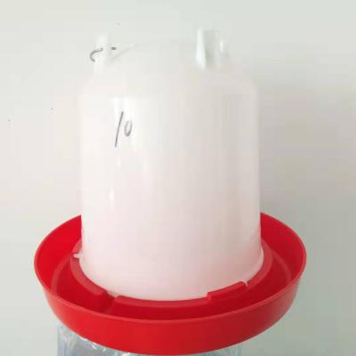China Ground Chicken Anti Crush 10L Poultry Feeder Drinker for sale