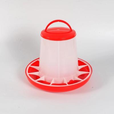 China Outdoor Plastic Bucket 9kg Poultry Feeder Drinker for sale