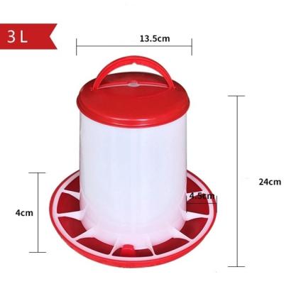 China Corrosion Resistance 6kg Quail Poultry Feeder Drinker for sale