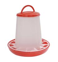 China Circular PE 12kg Goose Poultry Feeder Drinker for sale