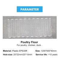 China PVC Broiler Breeder Farms Poultry Slat Flooring for sale