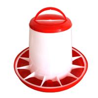 China Chicken Plastic Poultry Feeder Pan Bucket and Water Drinker Wholesale Farm Equipment Auto Chicken Feeder for sale
