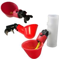 China Plastic Drinking Nipples 80mm Chicken Waterer Cups for sale