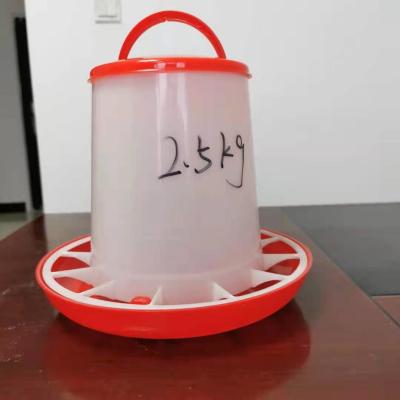 China 2.5kg Pure Polypropylene Poultry Feeder Drinker for sale