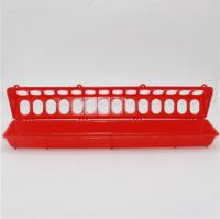 China 50cm Plastic Flip Top Poultry Feeder Drinker For Hens Chicken for sale