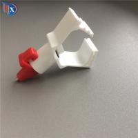 China 25mm 22x22mm Water Nipple Drinker Chicken Feeder With Clamp for sale
