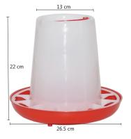 China 1.5kg Plastic Poultry Chicken Feeder And Drinker for sale