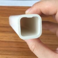 China Plastic 22x22mm Square Chicken Feeder Pvc Pipe For Poultry Drinking System for sale