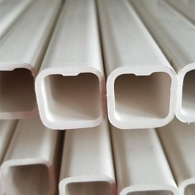 China Plastic 22x22mm Square Chicken Feeder Pvc Pipe For Poultry Drinking System for sale