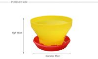 China Poultry Farm Turbo 1.5kg Baby Chick Feeder Automatic Broiler Day Old Doc for sale