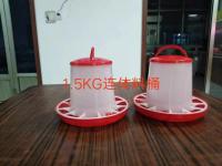 China Poultry Pan Bucket 3kg 6kg Plastic Chicken Feeder For Water Drinker for sale