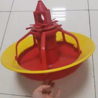 China Plastic Automatic Food Pan Poultry Feeder Tray Animal Quail Turbo For Poultry Broiler for sale