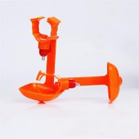 China Water Lubing Drip Poultry Farm Nipple Drinker With Hanging Cup for sale