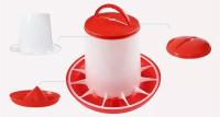 China Plastic Manual Chicken Poultry Feeders For Broiler Layer Breeder for sale