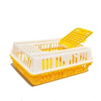 China 400kg Transport Chicken Cage Plastic Thickened Foldable for sale
