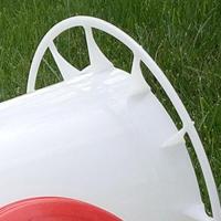 China Plastic Chicken Duck 1L Poultry Feeder Drinker Polypropylene for sale