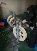 China 93KG 508 Series Large Diameter Rope Pulley Conductor ACSR400 Rope Blocks for sale