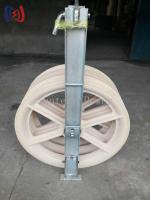 China 660mm Large Diameter Nylon Sheaves Conductor Pulley Stringing Block Transmission Line Tool for sale