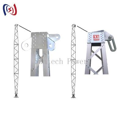 China Aluminum Alloy Electrical Gin Pole for Tower Eretion Concrete Electric Pole for sale