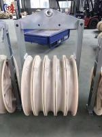 China 822 Series Large Diameter Rope Pulley Stringing Cable Blocks Customized Dimension High Load Capacity for sale