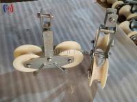 China Tandem Sheave Stringing Pulley Conductor Stringing Blocks  9.5KG - 11KG for sale