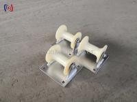 China Underground Ground  Cable Roller Pulley Steel Plate Carrier Installation Equipment for sale