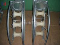 China C Series Cable Pulley Roller 80 - 200mm Three Rollers Cable Entrance Protection Roller for sale