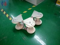 China SH130S 10KN Underground Pulling Multi Sheaves Pithead Cable Roller Pulley for sale