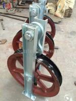 China High Speed Turning Block Single Steel Sheave Conductor Fiber Optic Stringing Blocks for sale