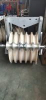 China Grounding Roller Stringing Block 3 Sheaves 5 Sheaves Conductor Stringing Blocks for sale