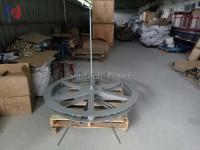 China Vertical Type Cable Reel Stand Turntable Device Cable Laying Bracket Stand for sale