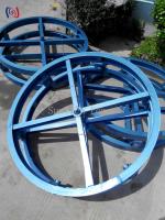 China Vertical Type Cable Reel Stand Turntable Device Cable Laying Bracket Stand for sale