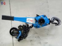 China Chain Type Handle Hoist Chain Pulley Block Transmission Line Stringing Tools 90KN for sale