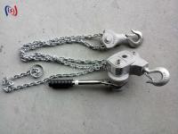 China Aluminium Alloy Electric Chain Hoist Chain Type Handle Lifting Transmission Line Stringing Tools for sale
