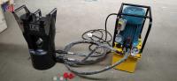 China 750W Hydraulic Crimping Tools Single Double Stage Electric Hydraulic Pump for sale