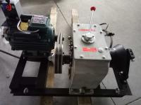 China 108KG 160KG Powered Winch Belt Drive Electromotor Transmission Line Stringing Tools for sale