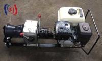 China 4M/Min - 24M/Min Fast Powered Cable Winch Machine Gasoline Shaft Drive Engine for sale