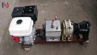 China 4M/Min - 24M/Min Fast Powered Cable Winch Machine Gasoline Shaft Drive Engine for sale