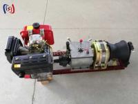 China 0.6T - 5T Cable Winch Machine Shaft Drive Engine Gasoline Transmission Line Stringing Tools for sale