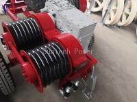 China 2000 - 3600RPM Cable Winch Machine 9KW Double Drum Winch Transmission Line for sale