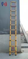 China 2m - 8m Insulated Ladder Fiberglass Extension Ladder Construction Tower Erction Tools for sale