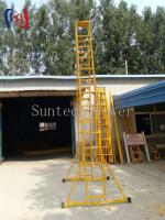 China 2m - 8m Insulated Ladder Fiberglass Extension Ladder Construction Tower Erction Tools for sale