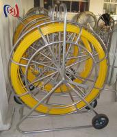 China Fiberglass Duct Rodder Underground Fiber Optic Cable Fiberglass Duct Wire Rod Fish Tape For Cable Pulling for sale