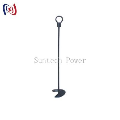 China 10KN - 50KN Earth Drill Construction Traction Line Lifting Floor Pole Screw Ground Anchor for sale