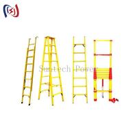 China High Voltage Insulated Ladder With Fiberglass Construction For Utility Workers for sale