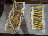 China Heavy Duty Insulated Rope Ladder With Non Conductive Coating For Shock Protection​ for sale